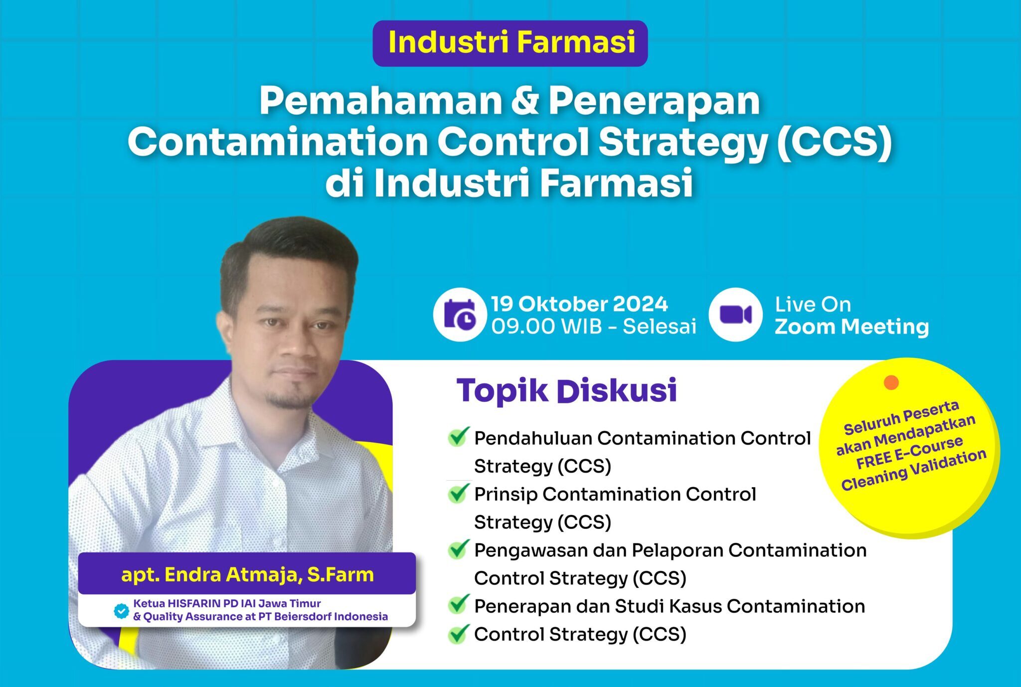 Pemahaman & Penerapan Contamination Control Strategy (CCS) di Industri ...